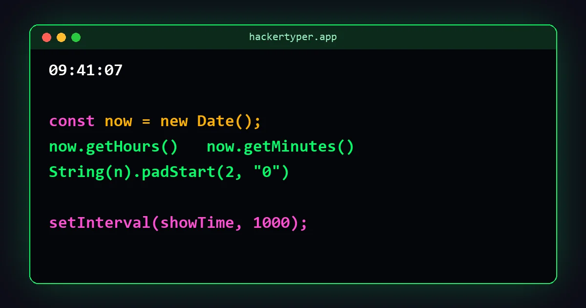 Digital Clock In Javascript Simple Copy And Paste Code For Beginners 8630